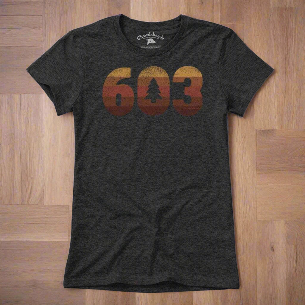 Retro 603 - Ladies T-Shirt – Up North NH